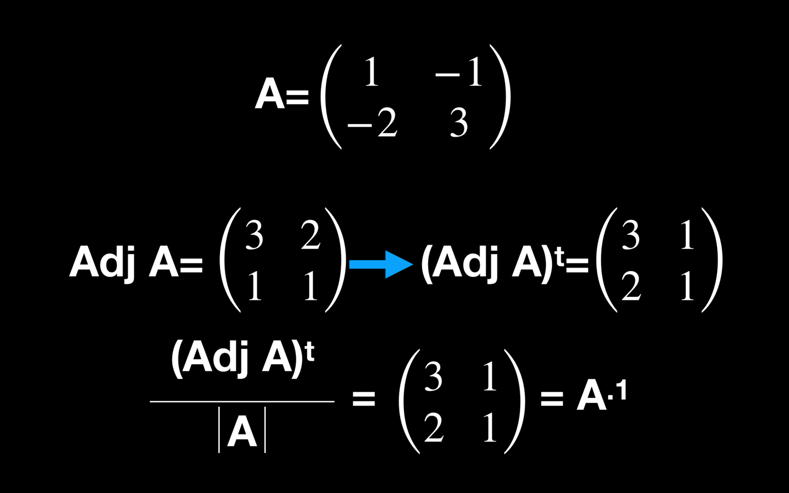 Matriz Inversa. 3 Métodos Para Cómo Calcularla
